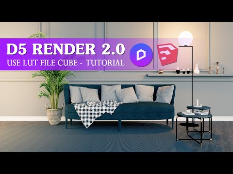 D5 Render 2.0 - Use Lut File Cube Tutorial - How to - D5 RENDER FORUM
